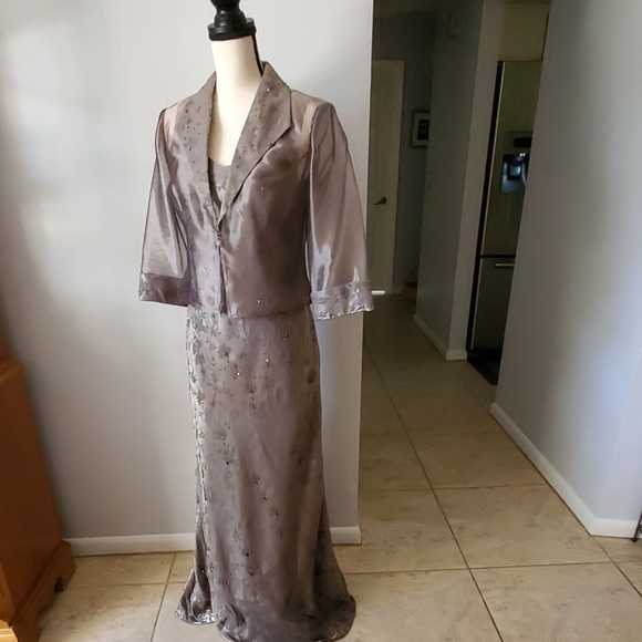 Alex Evenings | Dresses | Formal Evening Dress And Jacket | Poshmark